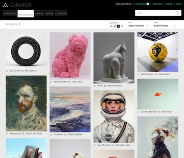ART/TECH : Curiator, A New Online Platform to Discover, Collect and ...