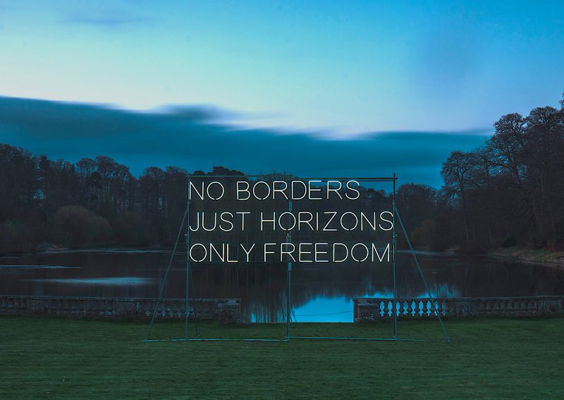 Hilary Jack No Borders 2017 Image: Installation at Mellerstain House ...