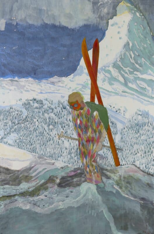 1.-Peter-Doig-Alpinist-2022.-Pigment-on-linen.-Copyright-Peter-Doig-All ...