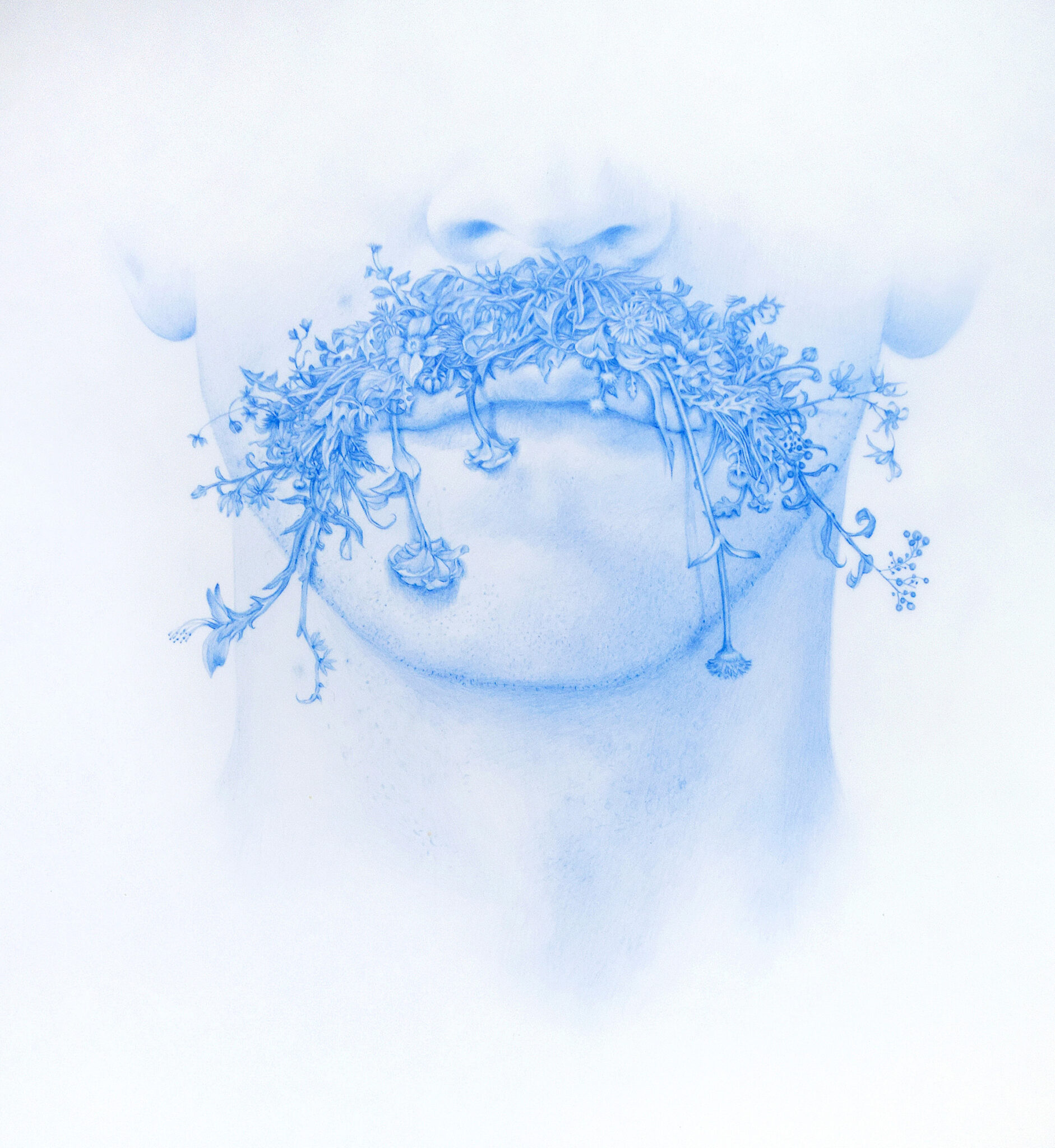 3.-Zachari-Logan-Mouth-No.-4-from-Wildman-Series-blue-pencil-on-mylar ...