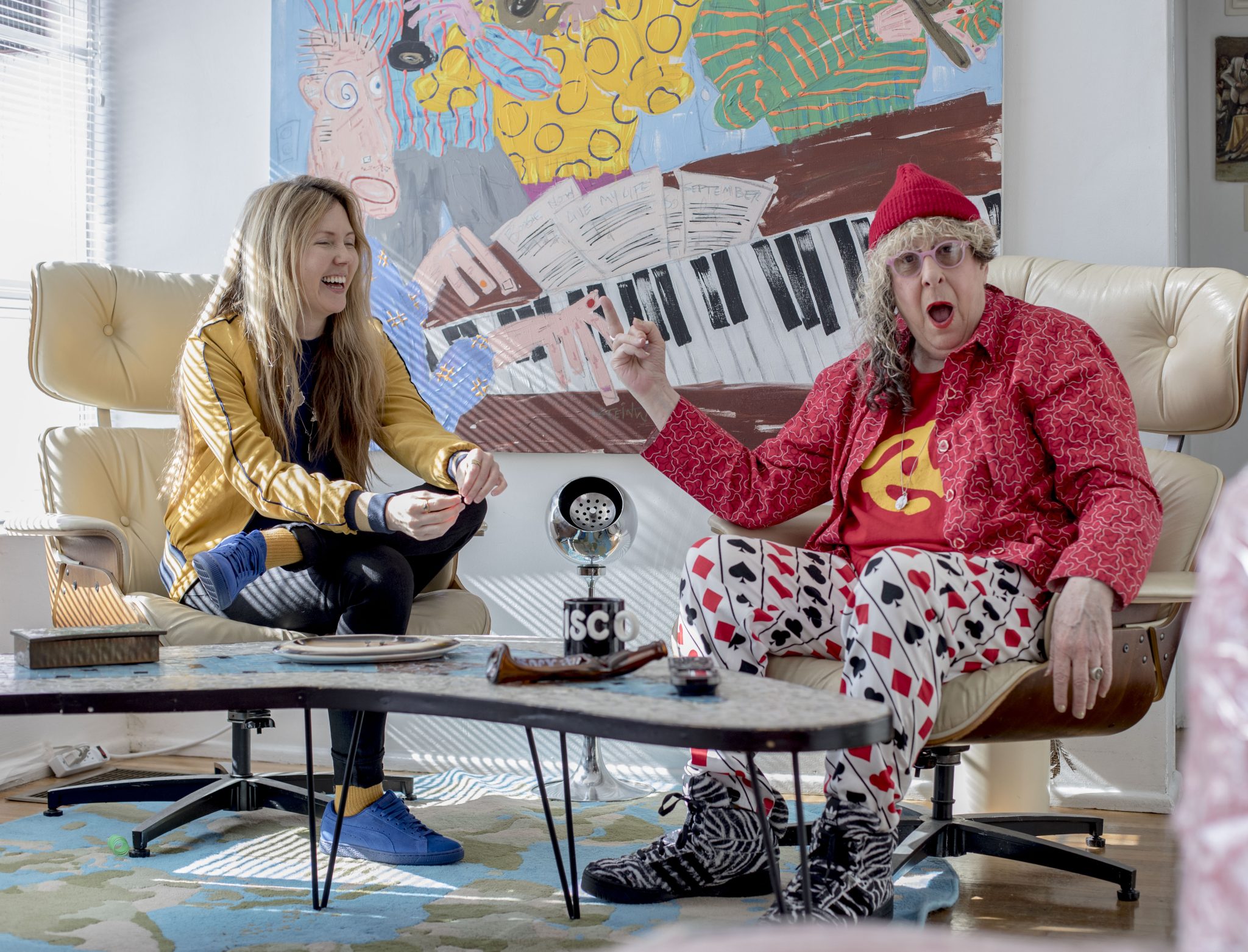 4. Beatie Wolfe and Allee Willis at Willis Wonderland by Ross Harris ...