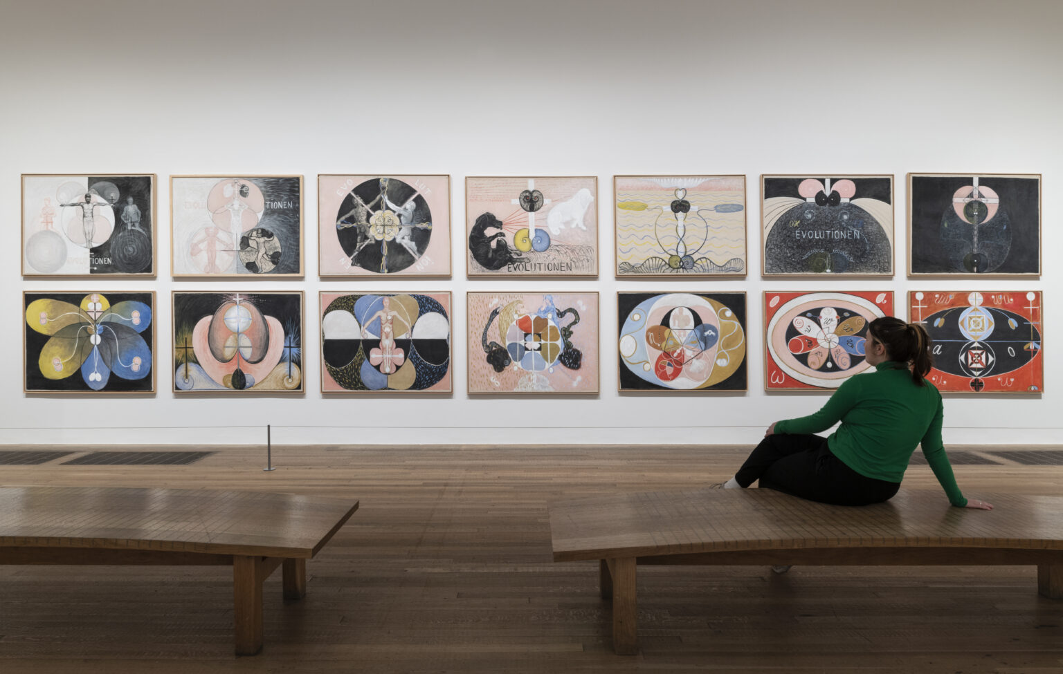 Press Photography of Hilma Af Klint and Piet Mondrian: Forms of Life ...