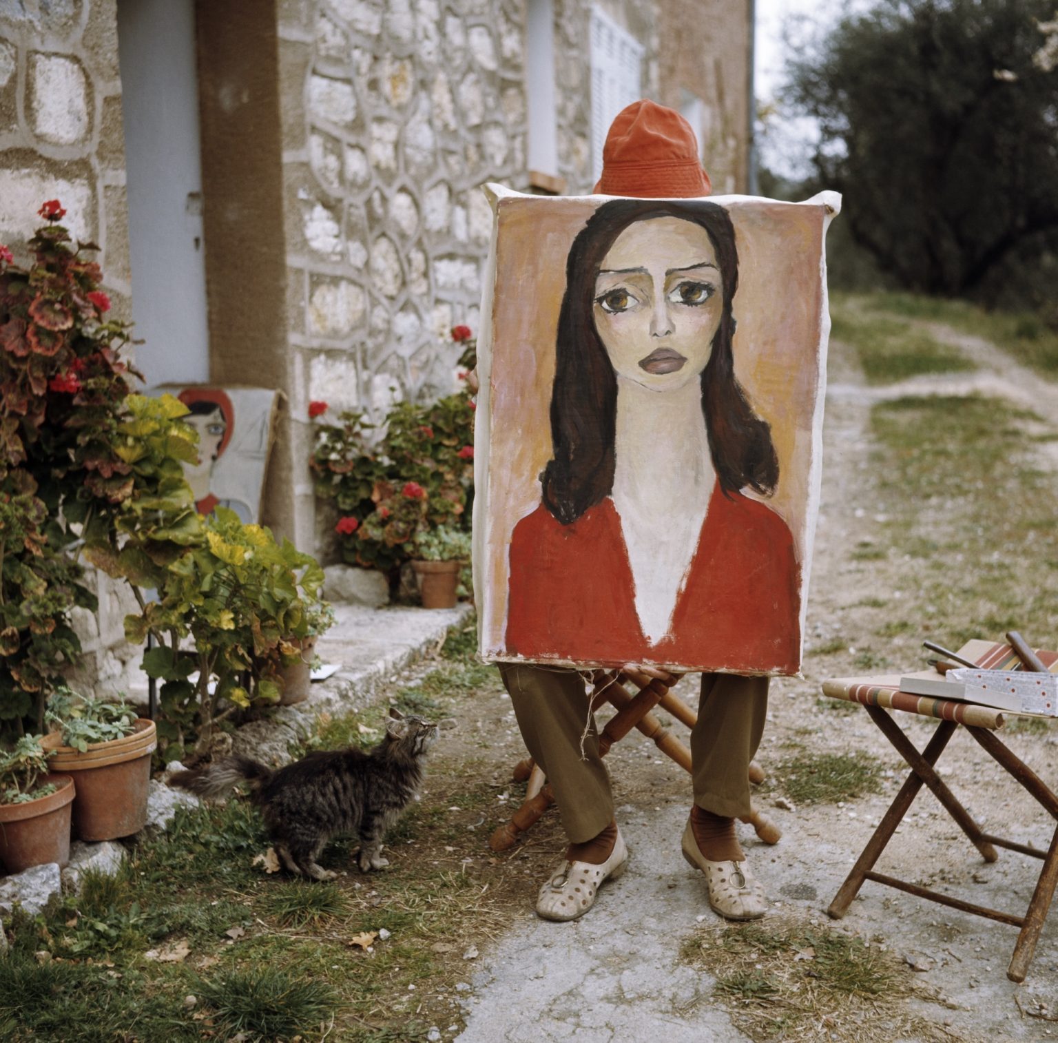 Jacques Henri Lartigue, Portrait of Florette Lartigue painted by Dany ...
