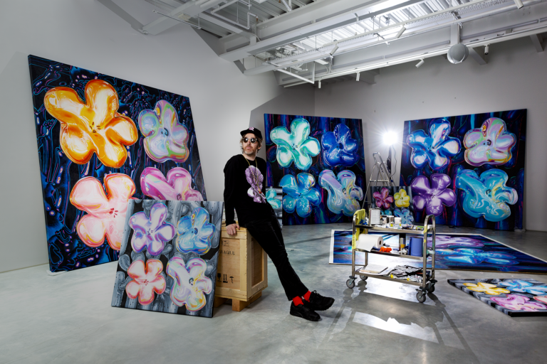 Exclusive NFT Art Drop: Philip Colbert's Flowers FlowersFlowers from ...