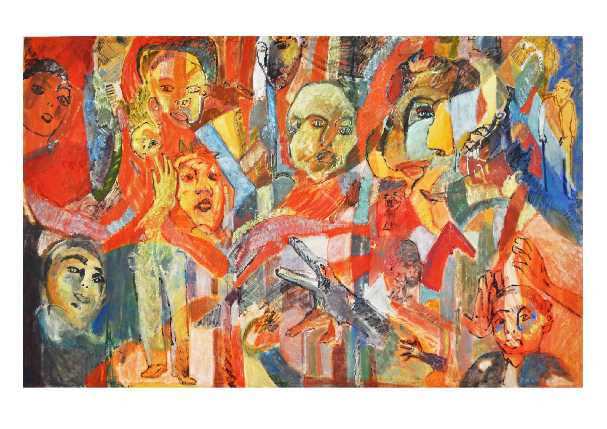 London Artist Alexander James new exhibition Look What The Cat Dragged ...