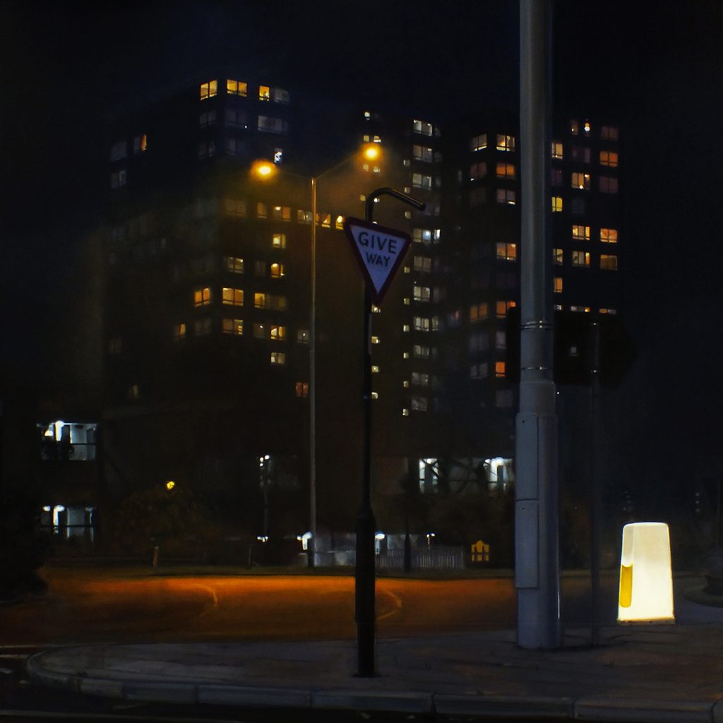 Uncertain Spaces - A City at Night - paintings by Andy Cropper at APG ...