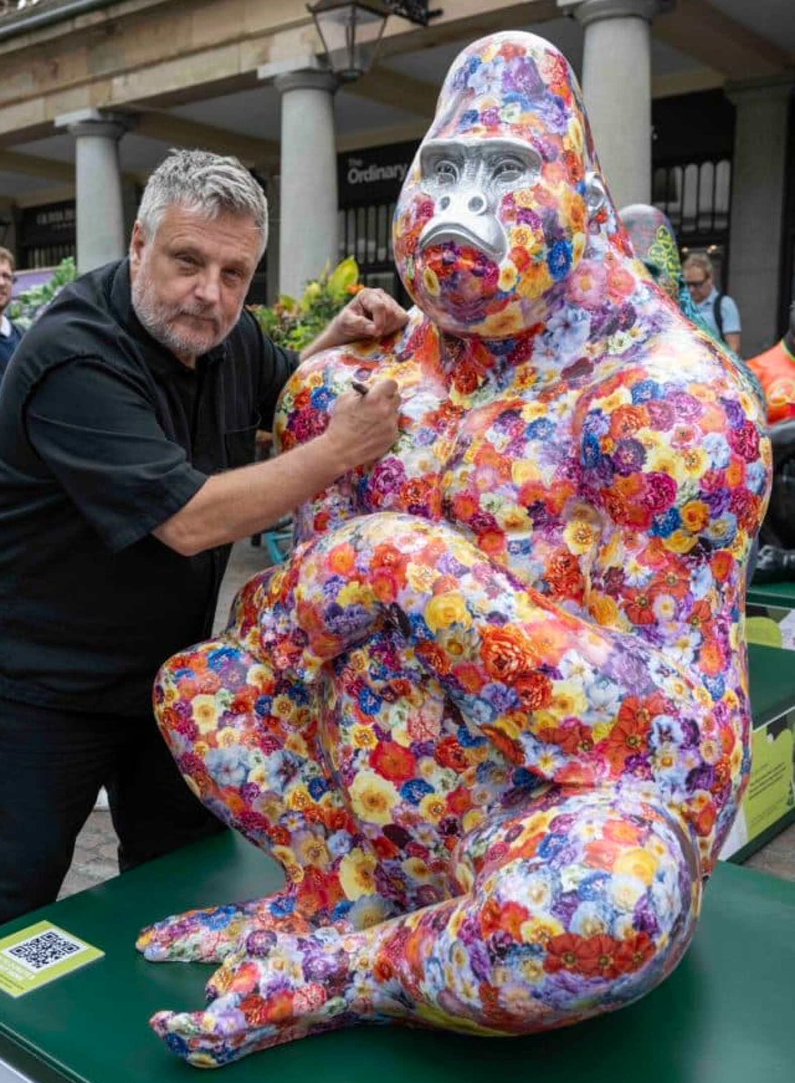 Rankin creates flower gorilla sculpture for the Tusk Gorilla Trail ...