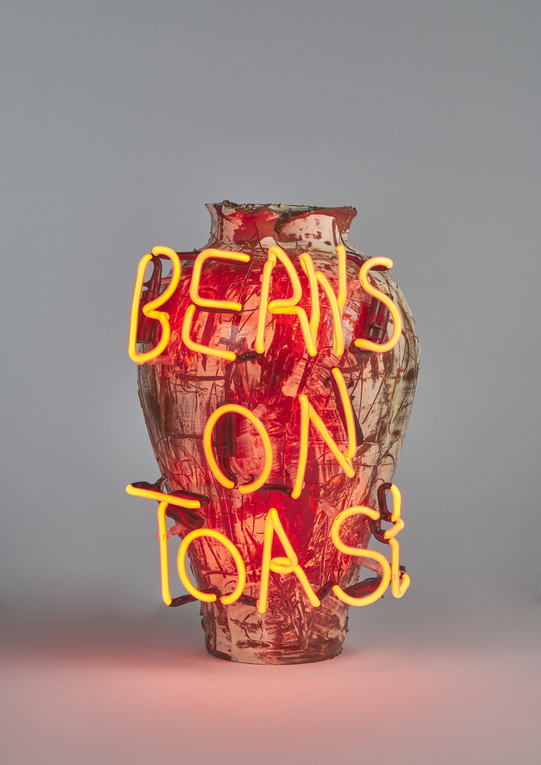 Connor Coulston, Shit meals mum made (beans on toast), glazed ceramic ...