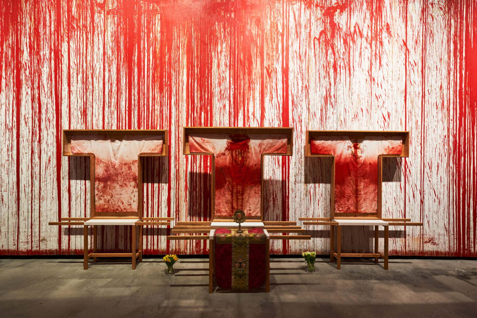 Hermann Nitsch’s final exhibition 20th Painting Action now on view ...