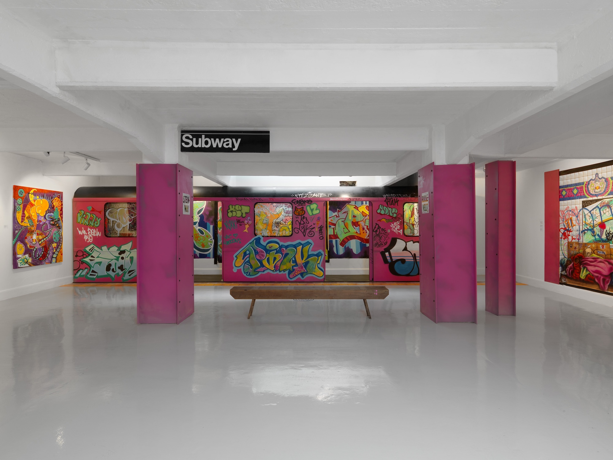 Miss Subway NYC is a landmark solo exhibition by trailblazing artist ...
