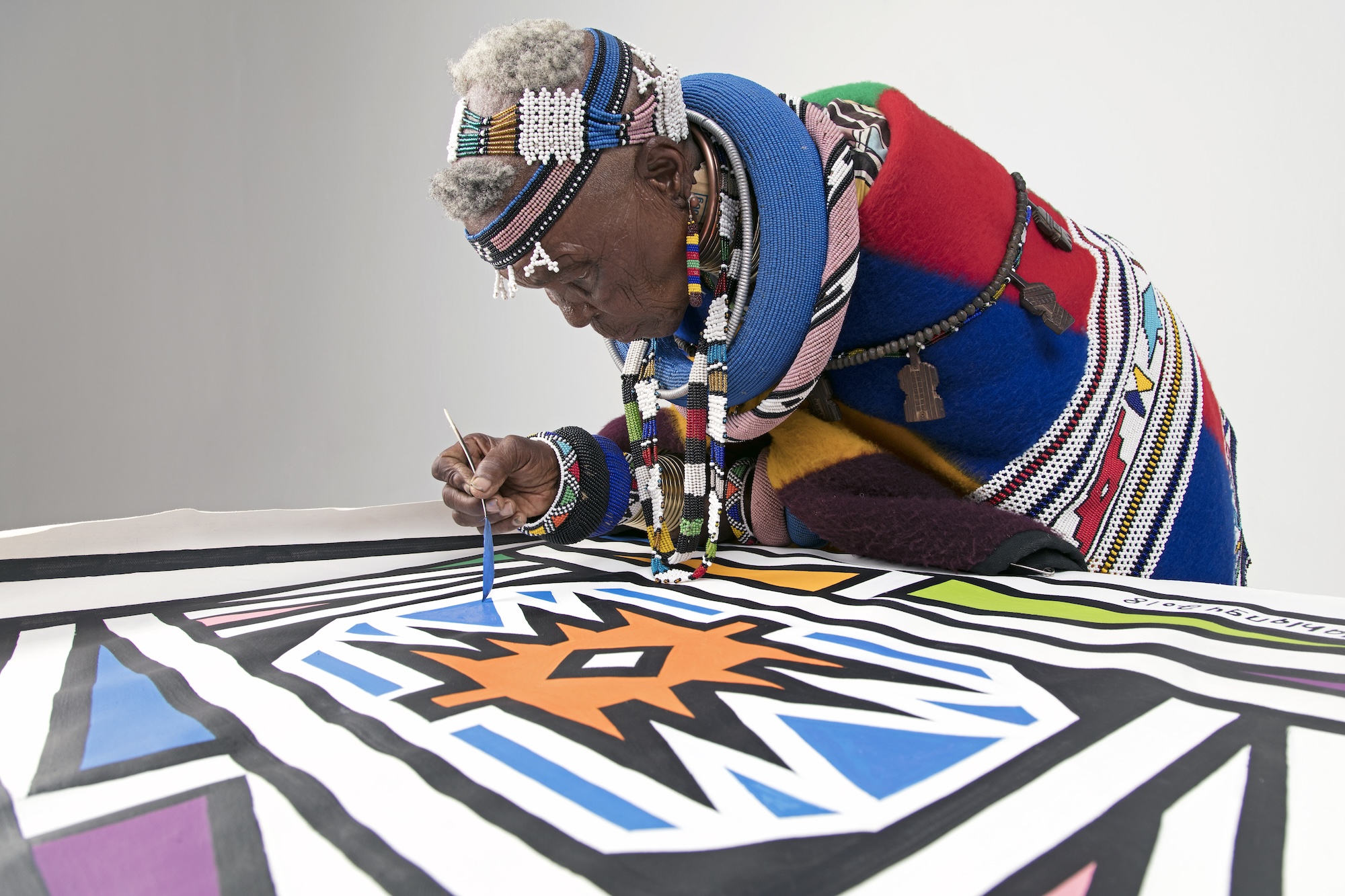 Dr Esther Mahlangu. At Work. Portrait photograph taken by Clint Strydom ...
