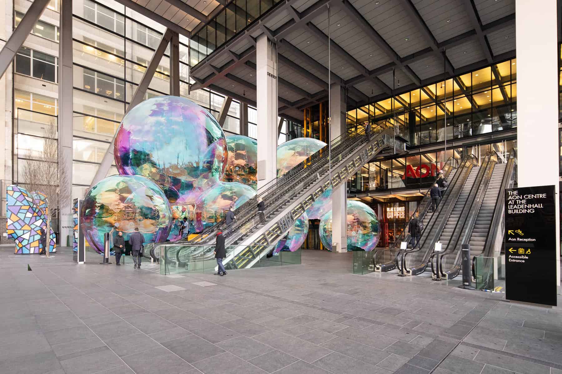 Giant bubbles land in London. - FAD Magazine