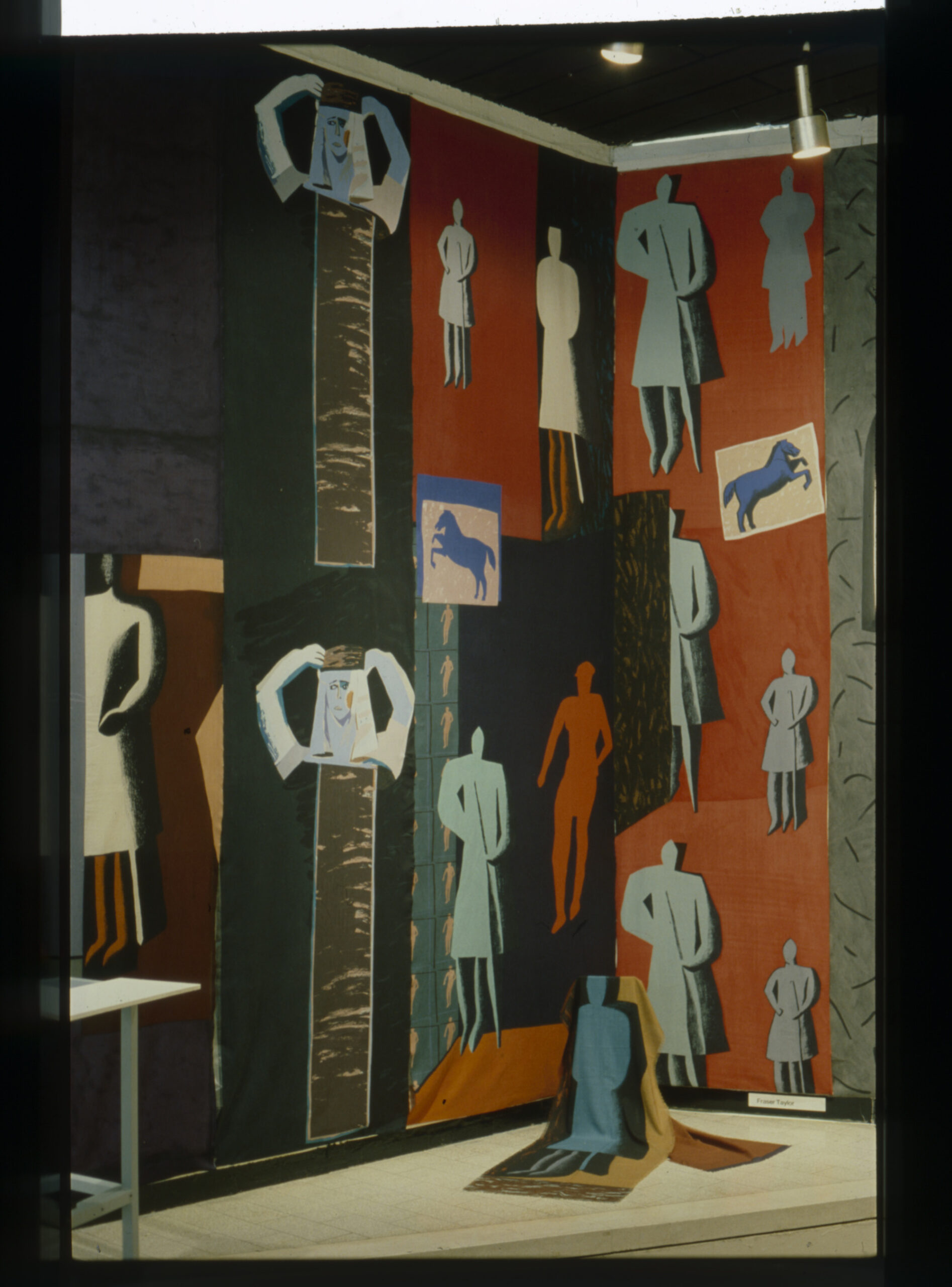 Printed textiles by Fraser Taylor, Royal College of Art, 1983 Image ...