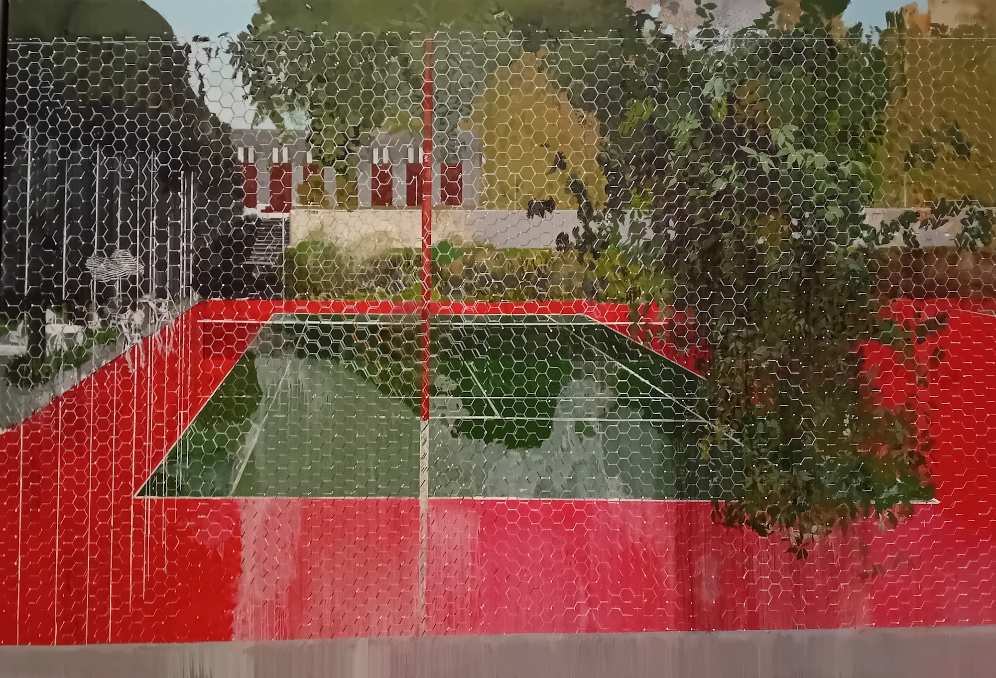 Hurvin Anderson’s Country Club: Chicken Wire and Colonial Histories at ...