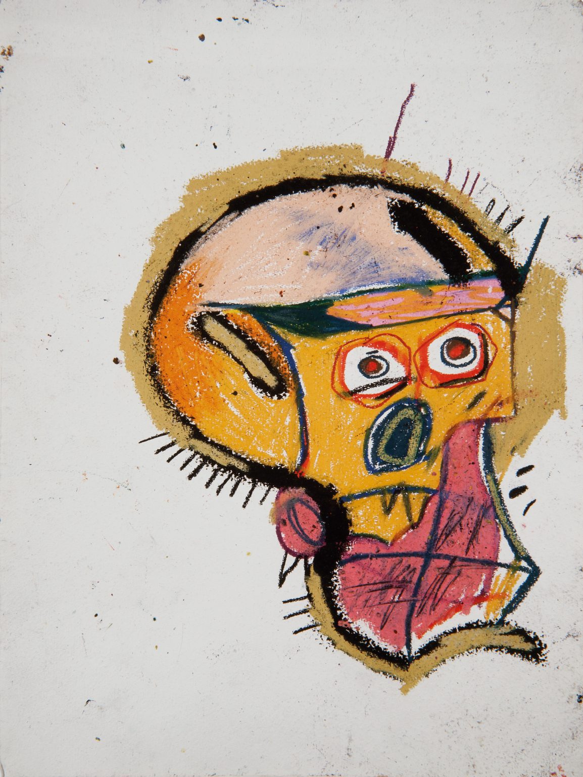 Jean-Michel Basquiat Untitled, 1982 Pastel and oilstick on paper, 74.9 ...