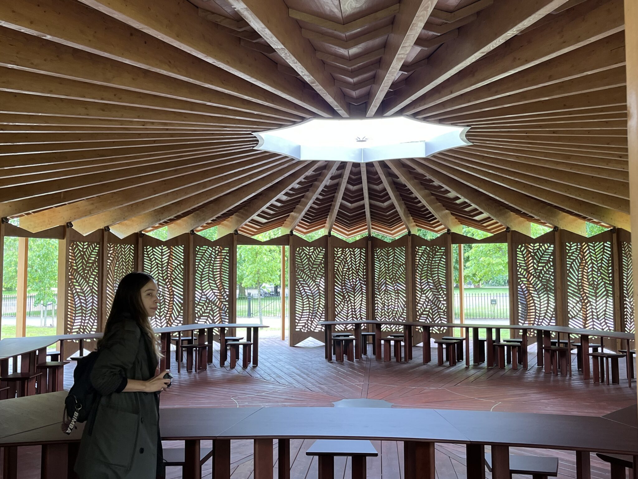 22nd Serpentine Pavillion unveiled À table designed by Lina Ghotmeh ...