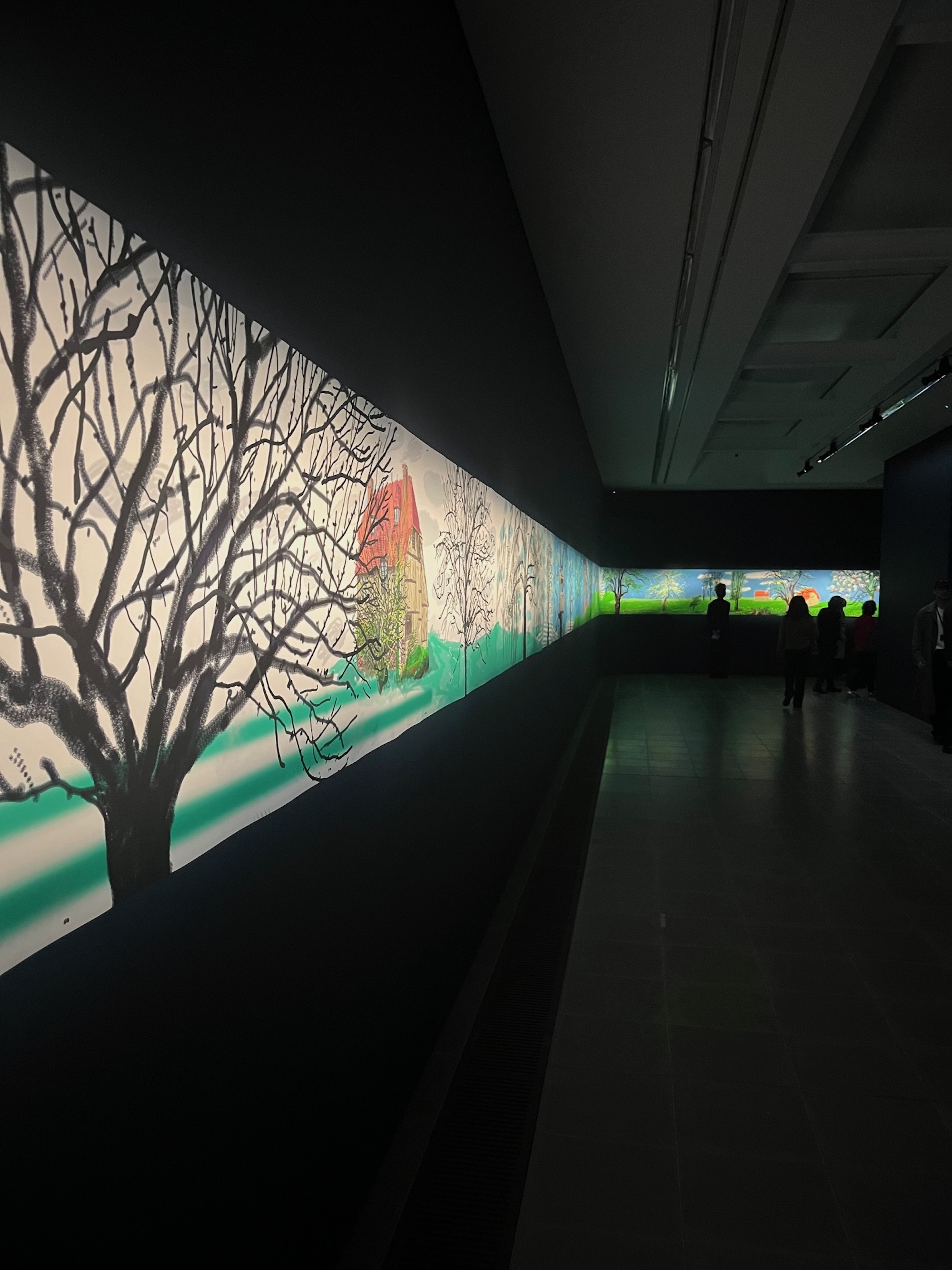 David Hockney Exhibition at Serpentine London Featuring A Year in ...