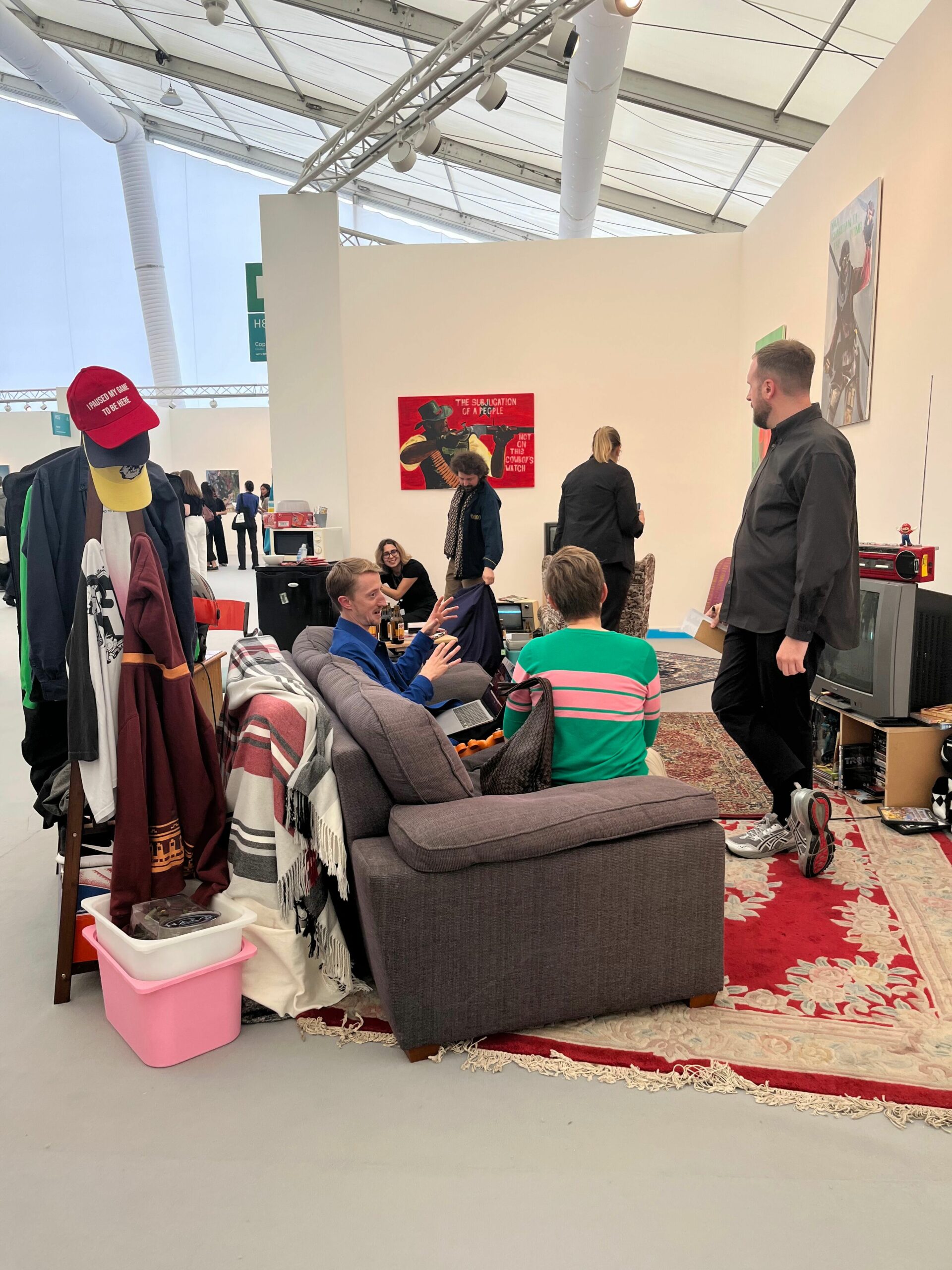Updated: It's all about the clothes at Frieze London - literally - FAD ...