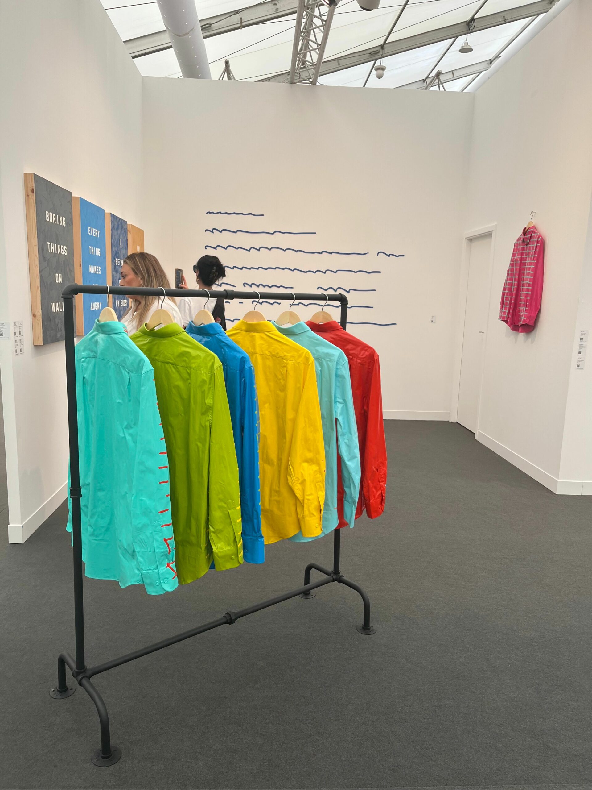 Updated: It's all about the clothes at Frieze London - literally - FAD ...