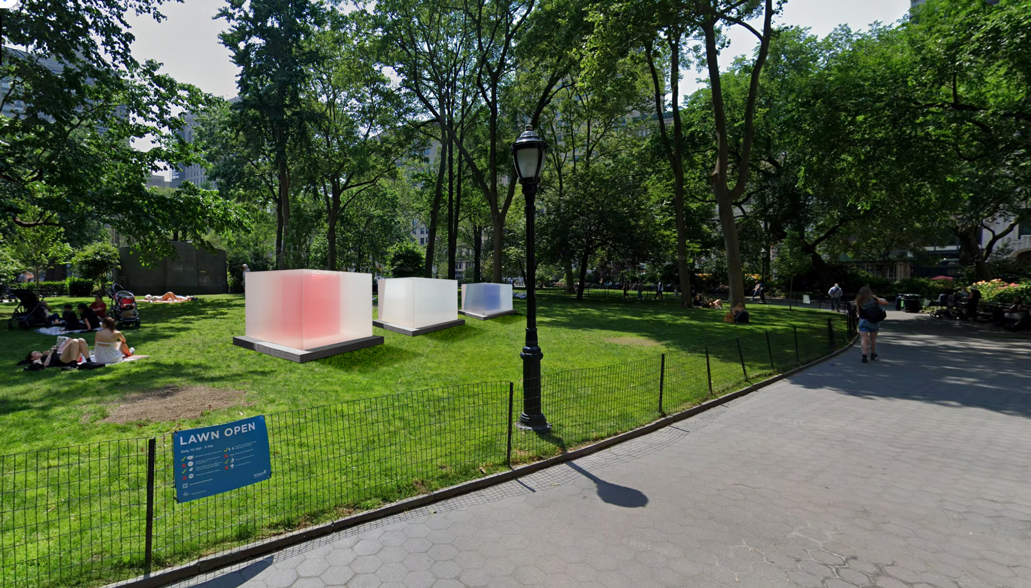 Larry Bell takes over Madison Square Park with his largest public art ...