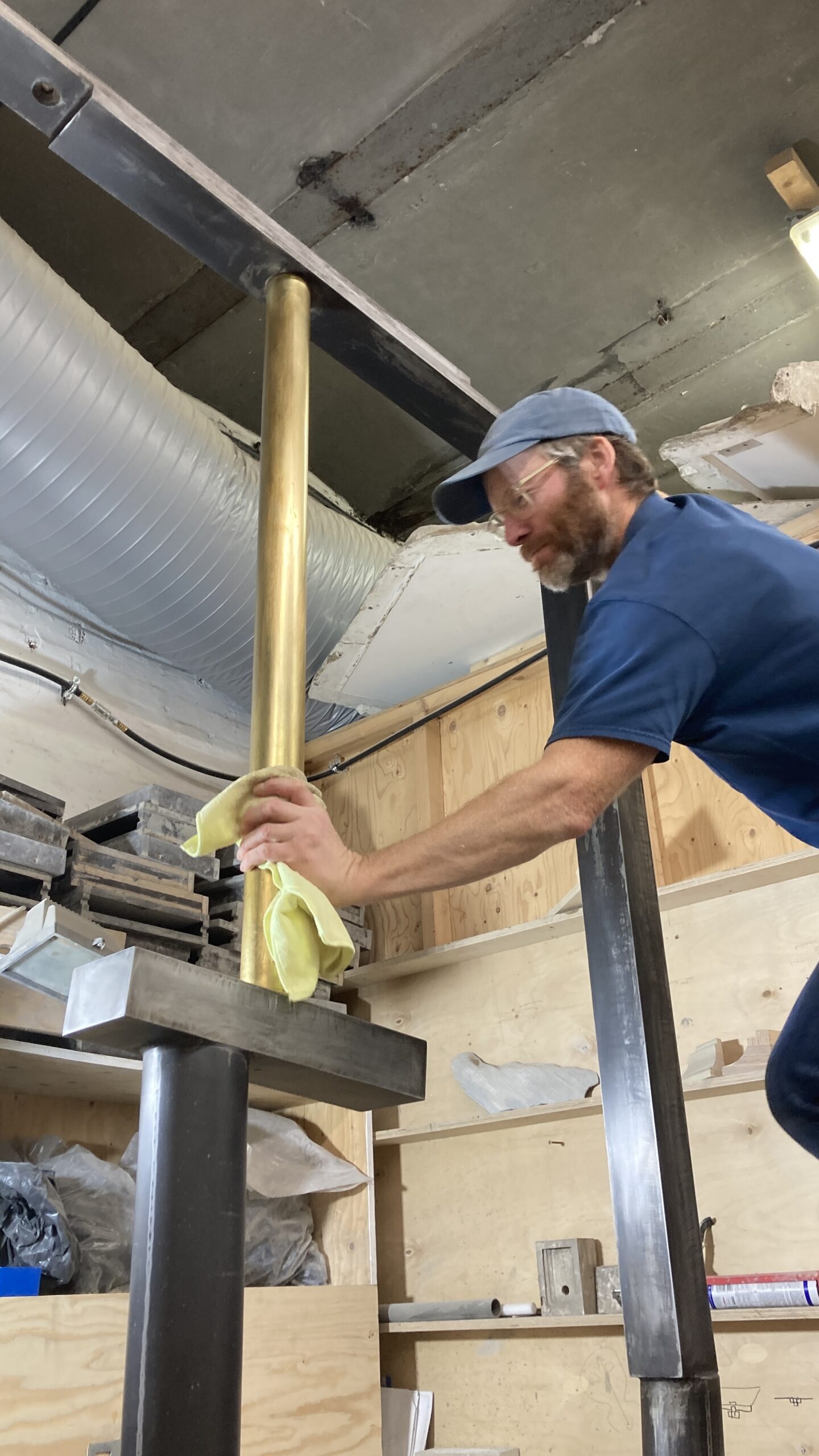 Joe Duggan Studio Shot working on Echo 2024 - FAD Magazine