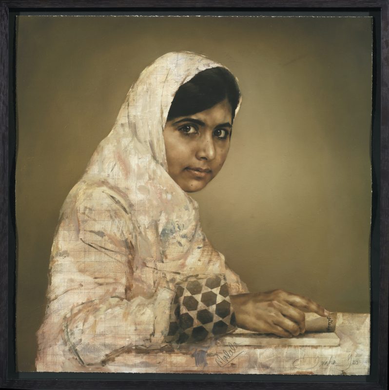 Jonathan Yeo Girl Reading (Malala Yousafzai) Print_© Jonathan Yeo ...