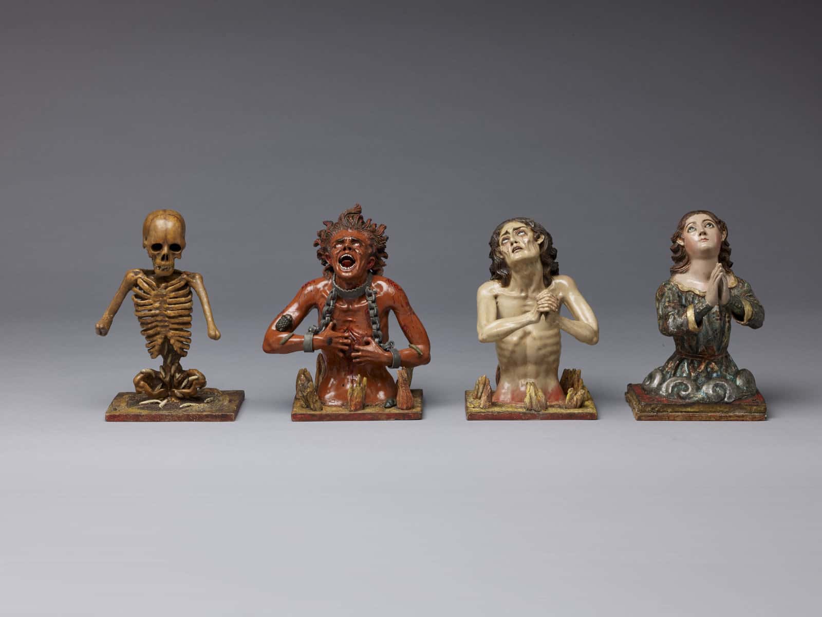 Attributed to Manuel Chili, called Caspicara, The Four Fates of Man ...