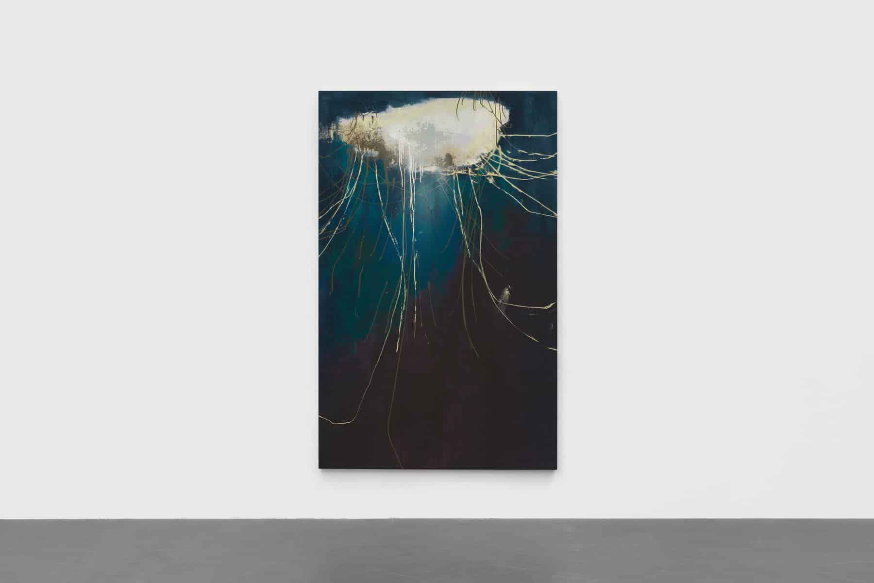 Mohammed Sami, Jellyfish, 2022 Mixed media on linen 145 x 230 cm ...