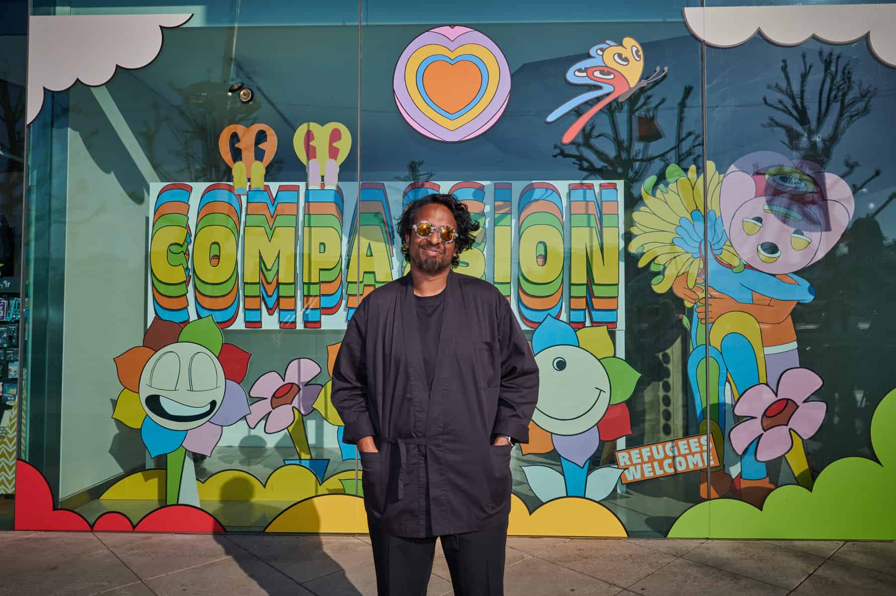 New art installation unveiled in London to promote compassion towards ...