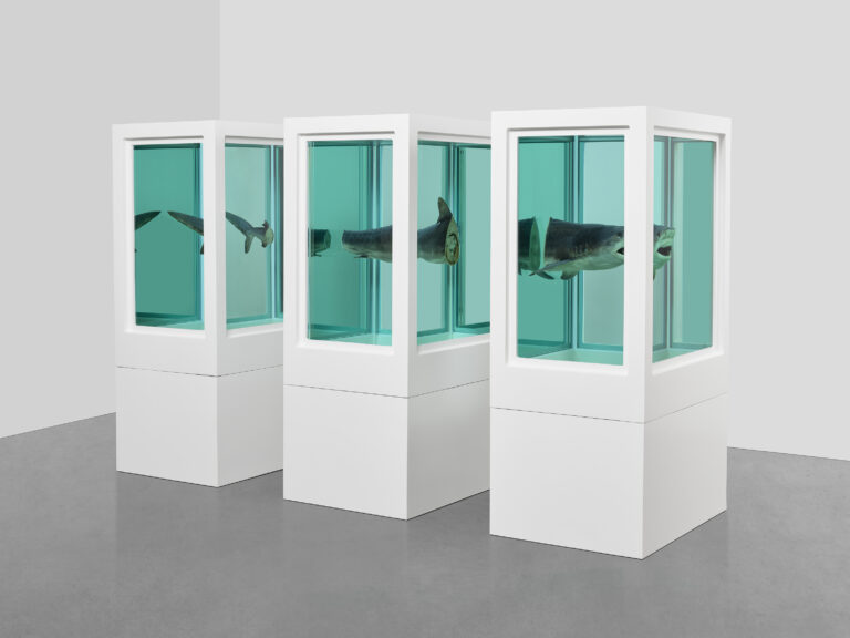 Damien Hirst, Myth Explored, Explained, Exploded , 199 3 Triptych, each ...