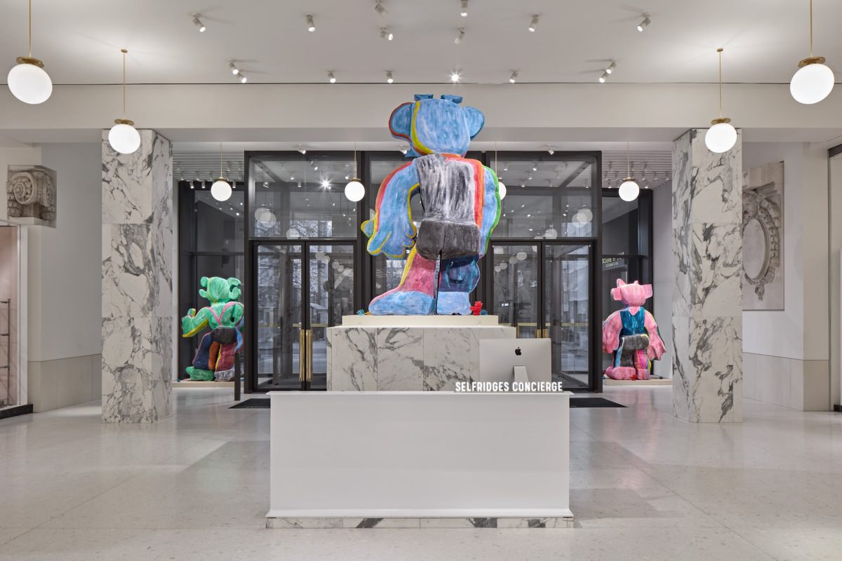 Hank Grüner Transforms Selfridges Art Block with Mythic Installation ...