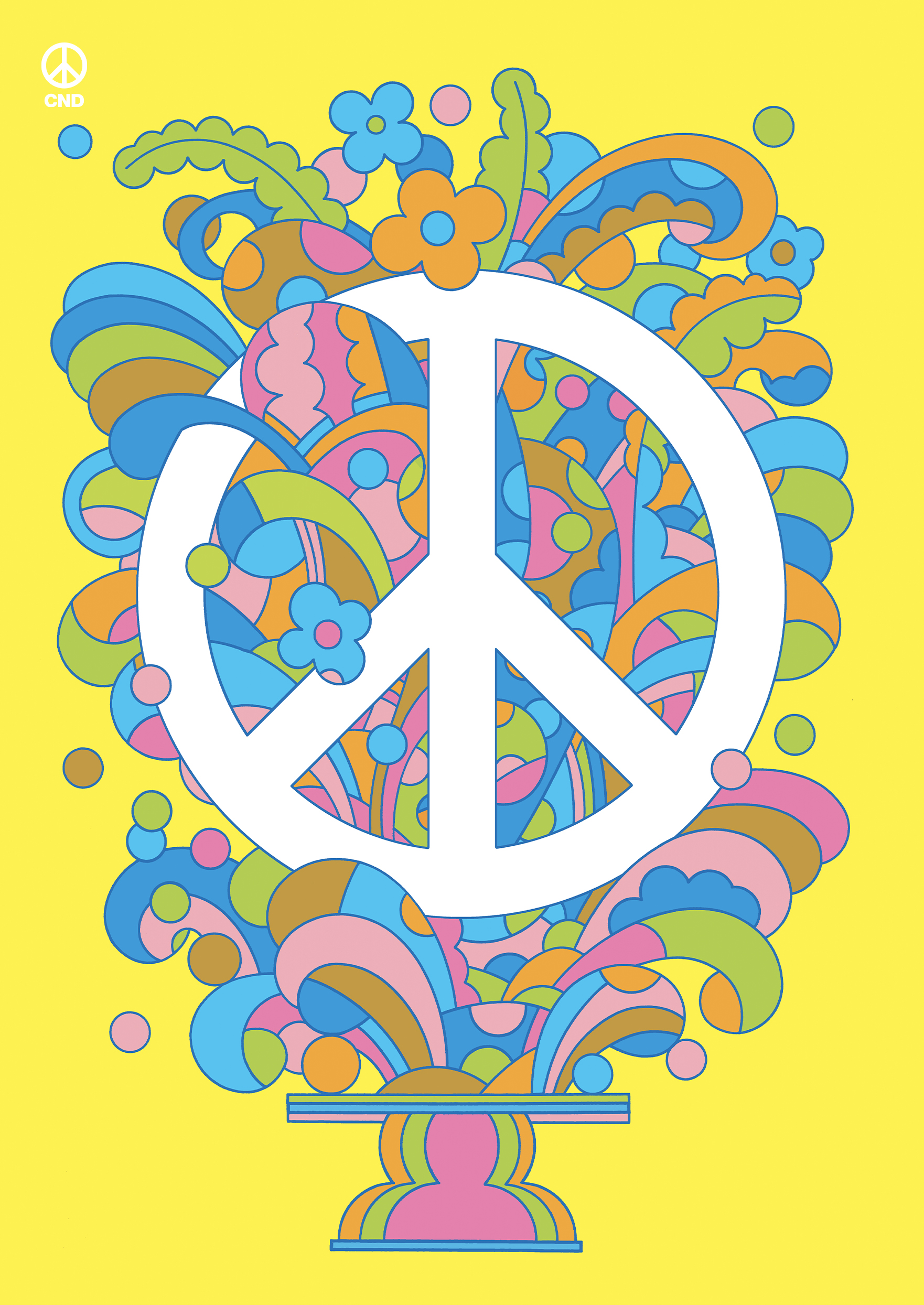 New graphic art prints celebrate the ‘peace sign’ to raise funds for ...