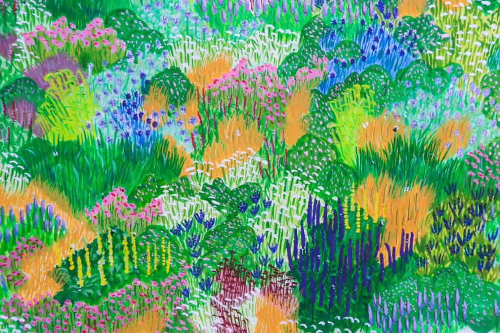 Pollinator Pathmaker, Preparatory painting by the artist, 2020 ...