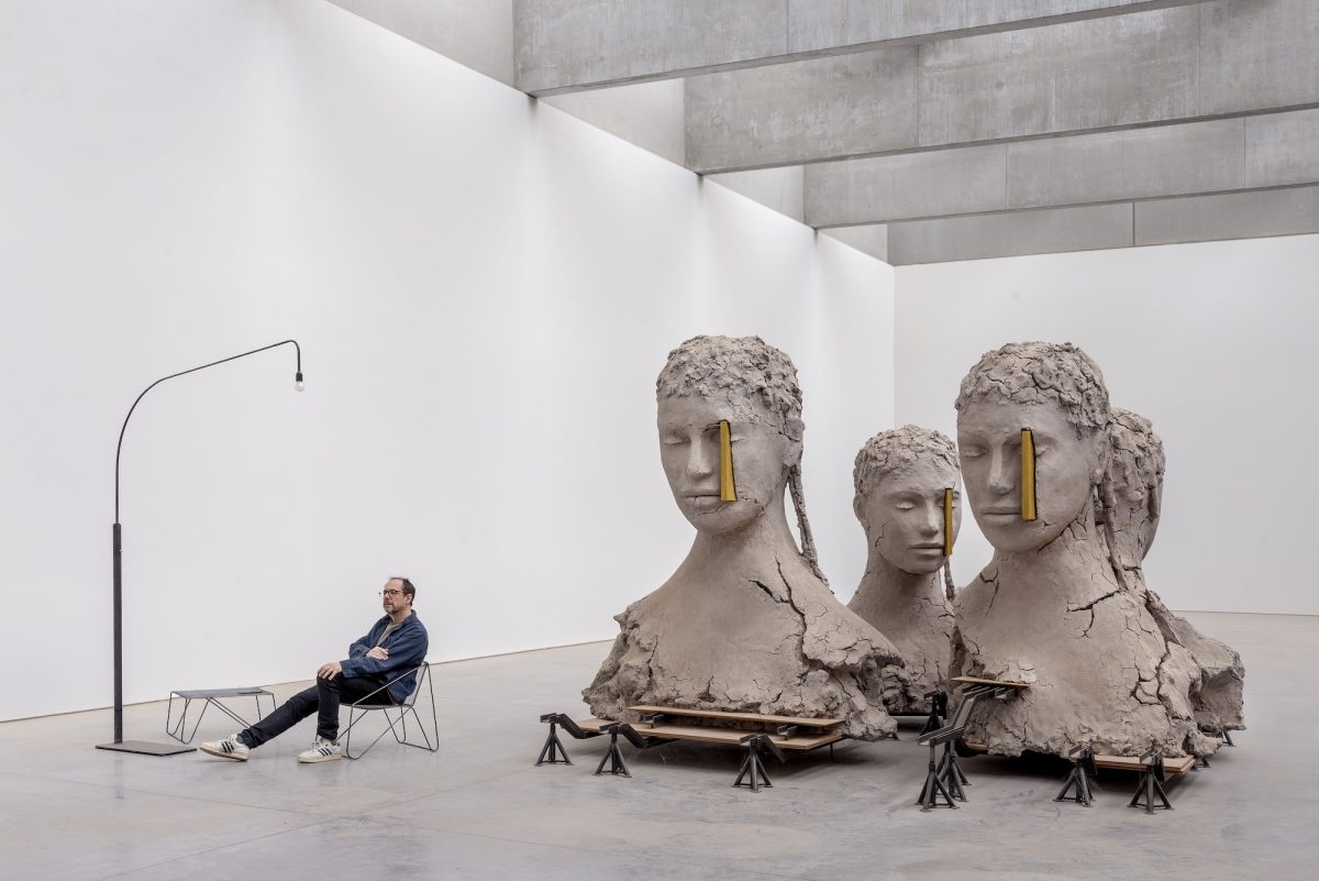A new site-specific commission by Mark Manders to be installed above ...