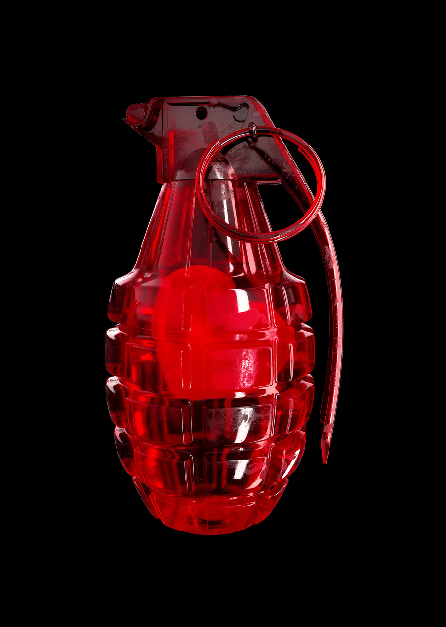 FAD MAGAZINE Image copyright Maxim X WLS RED GRENADE _BLACK - FAD Magazine