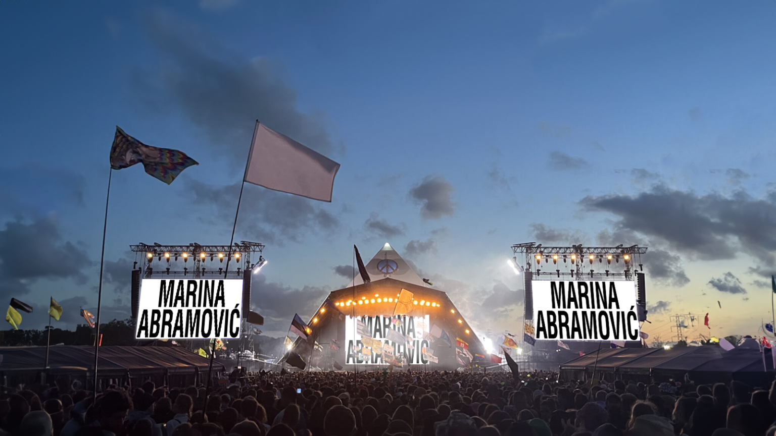 Marina Abramovic Presents Largest Participatory Work at Glastonbury ...