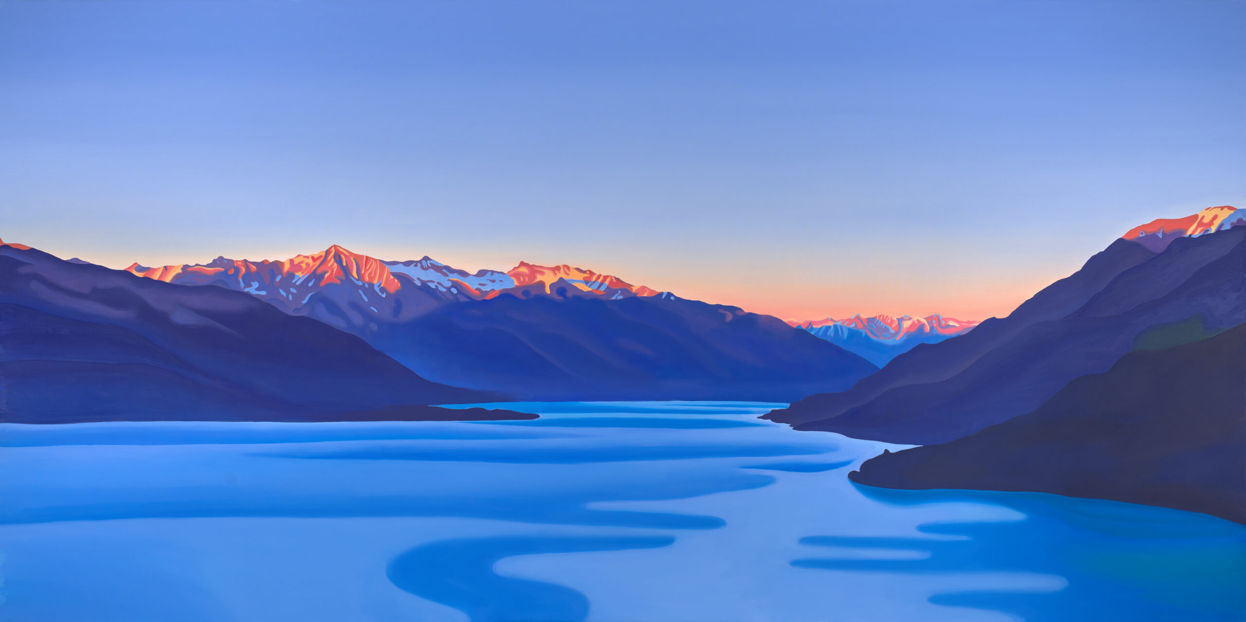 Thomas Huber's 'Lago Maggiore' presents 70 works including large oils ...