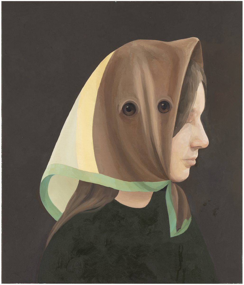 Päivi Takala Hello II , 2024 Oil on canvas 69 x 59 cm Photo courtesy of ...