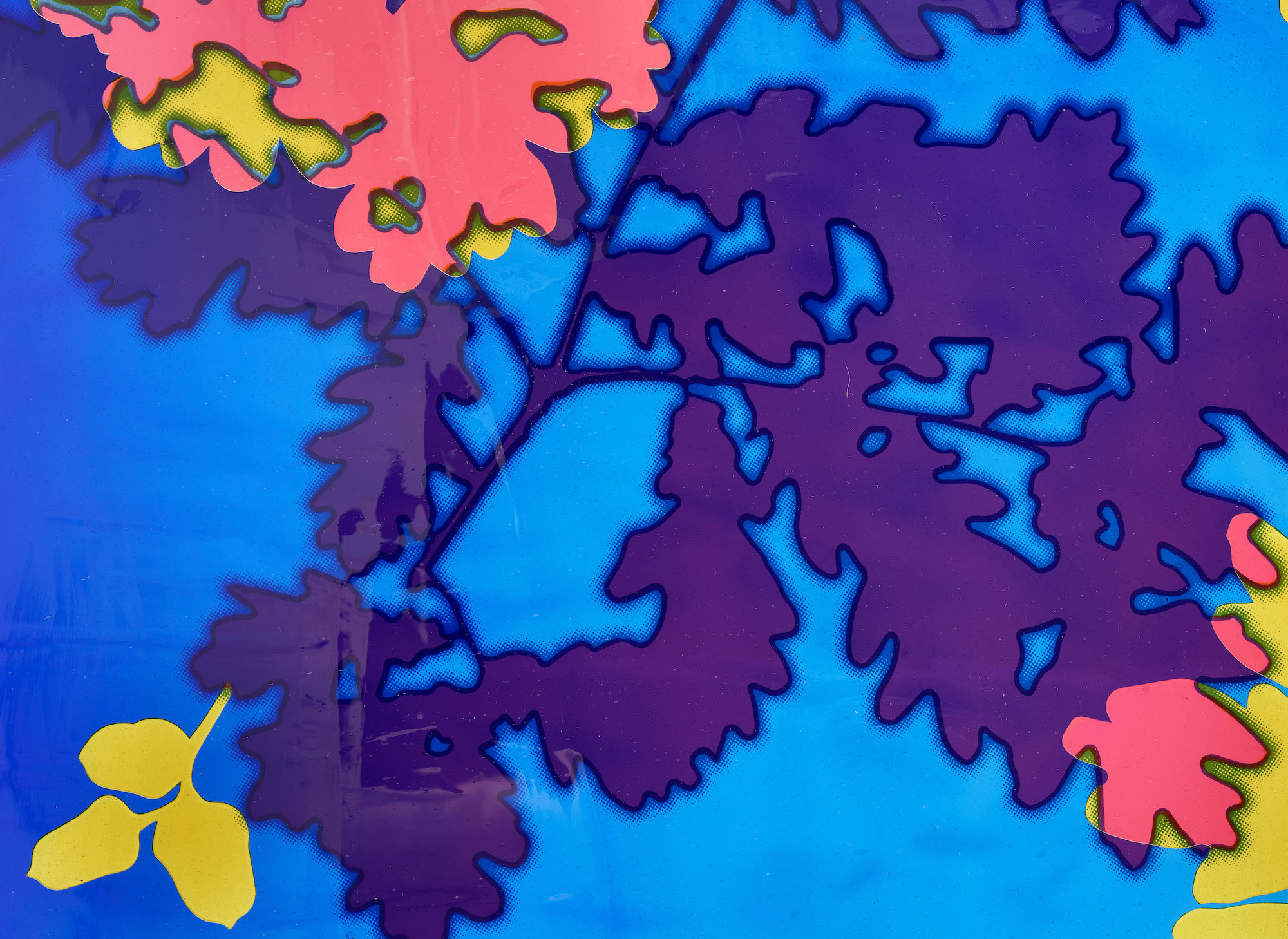 Brian Clarke Tune in, Turn on, Drop out (detail), 2017 Courtesy Brian ...