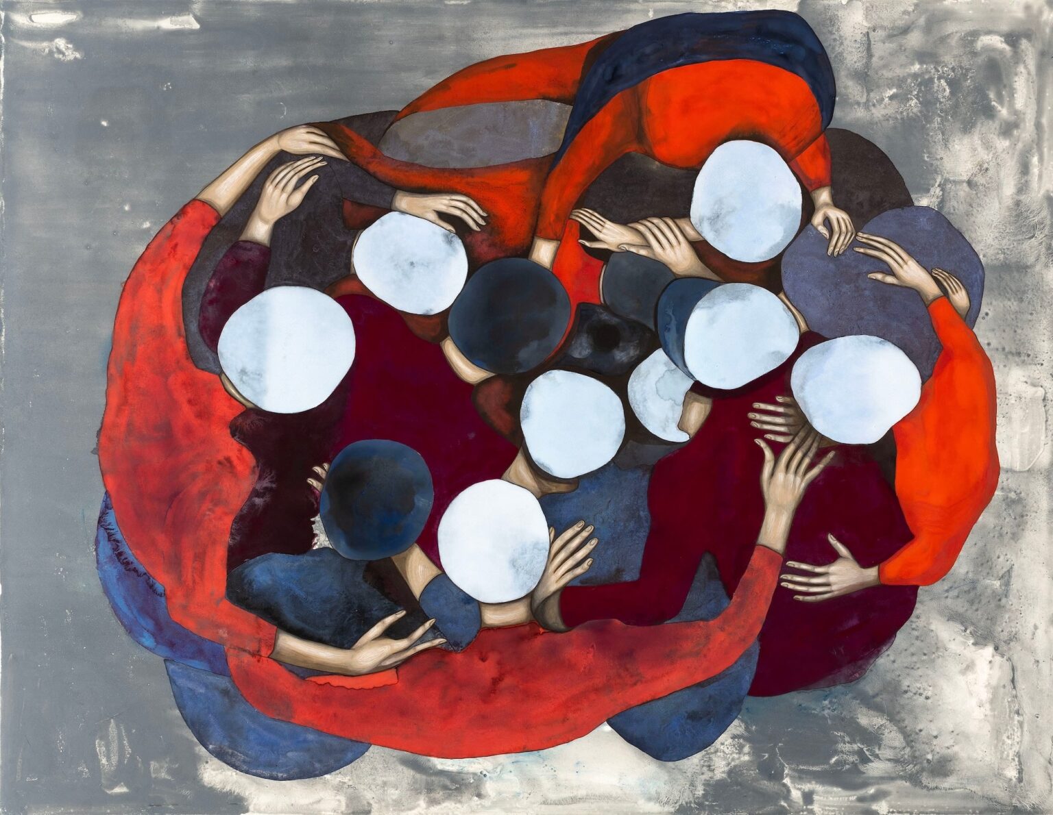 VERONICA-SMIRNOFF-A-Thousand-Blue-Moons-2024-Signed-Egg-tempera-on-wood ...