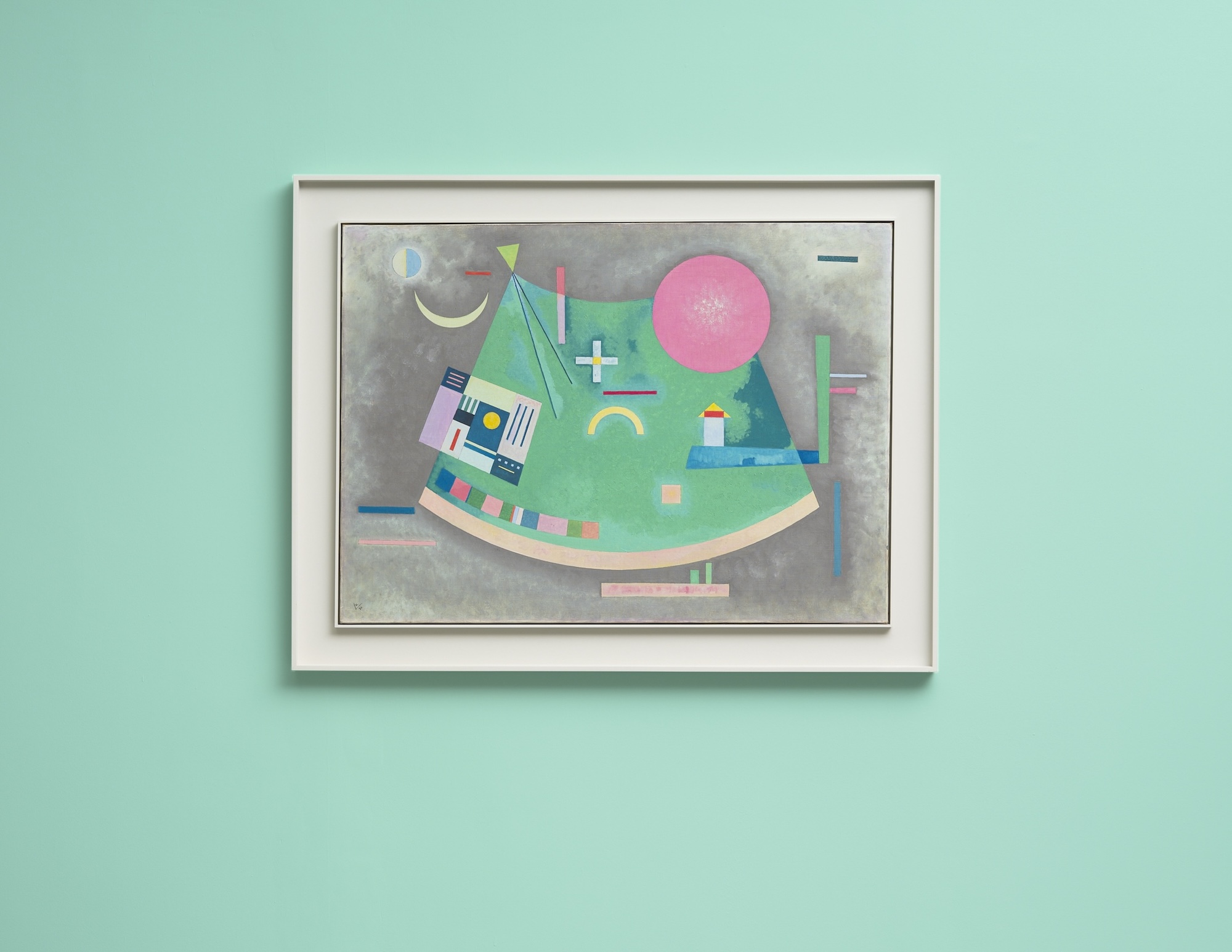 Wassily Kandinsky (1866-1944) Pfeil zum kreis (arrow toward the circle ...