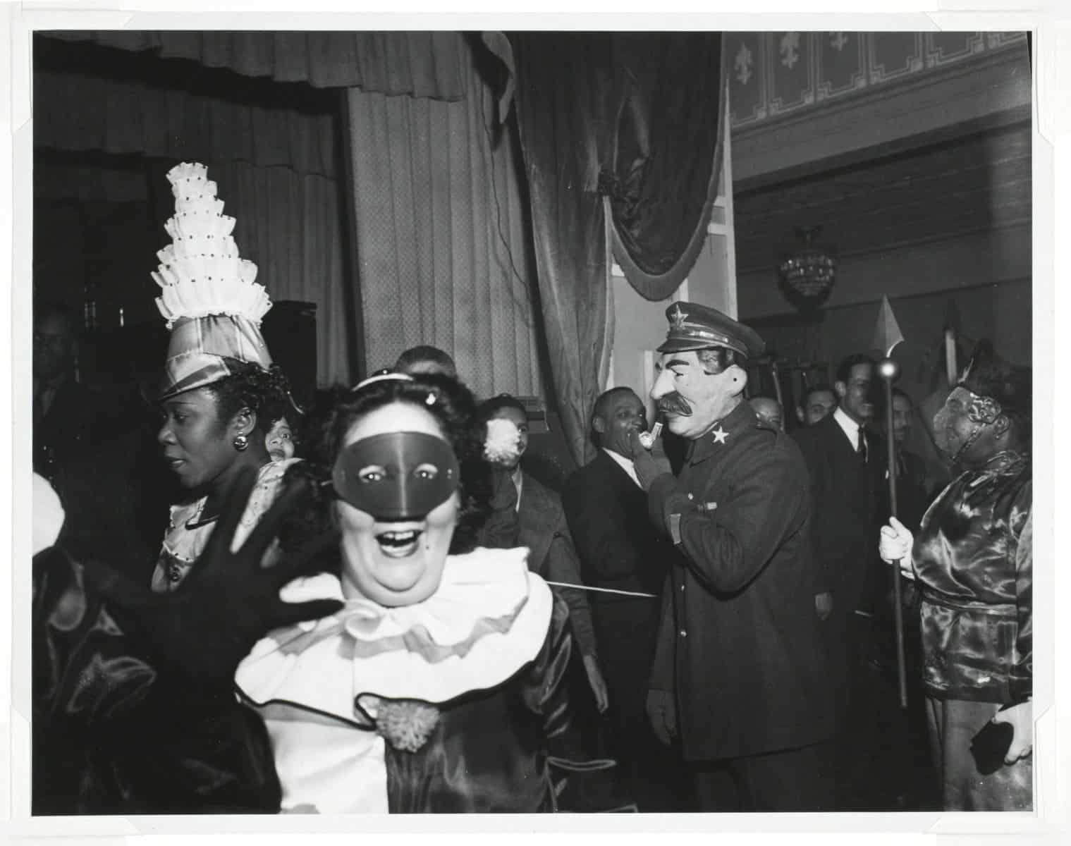 Weegee, Masquerade Ball. Waldorf Astoria Hotel, New York City, c1943 ...