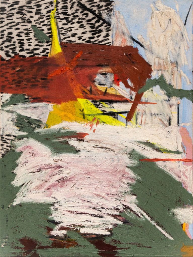 Wheat Paste, 2019, Oil and charcoal on canvas - FAD Magazine