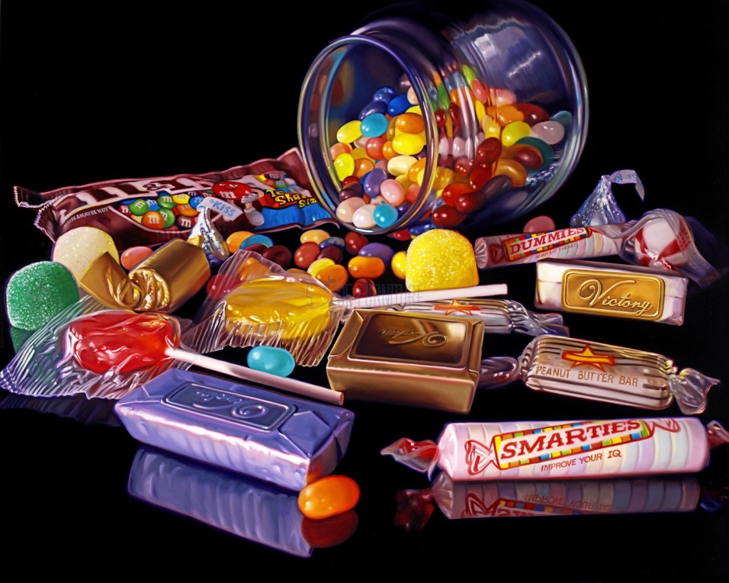 The hyper-realistic pop art oil paintings of Doug Bloodworth - FAD Magazine