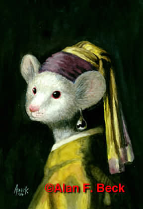 Famous portraits as mice - FAD Magazine