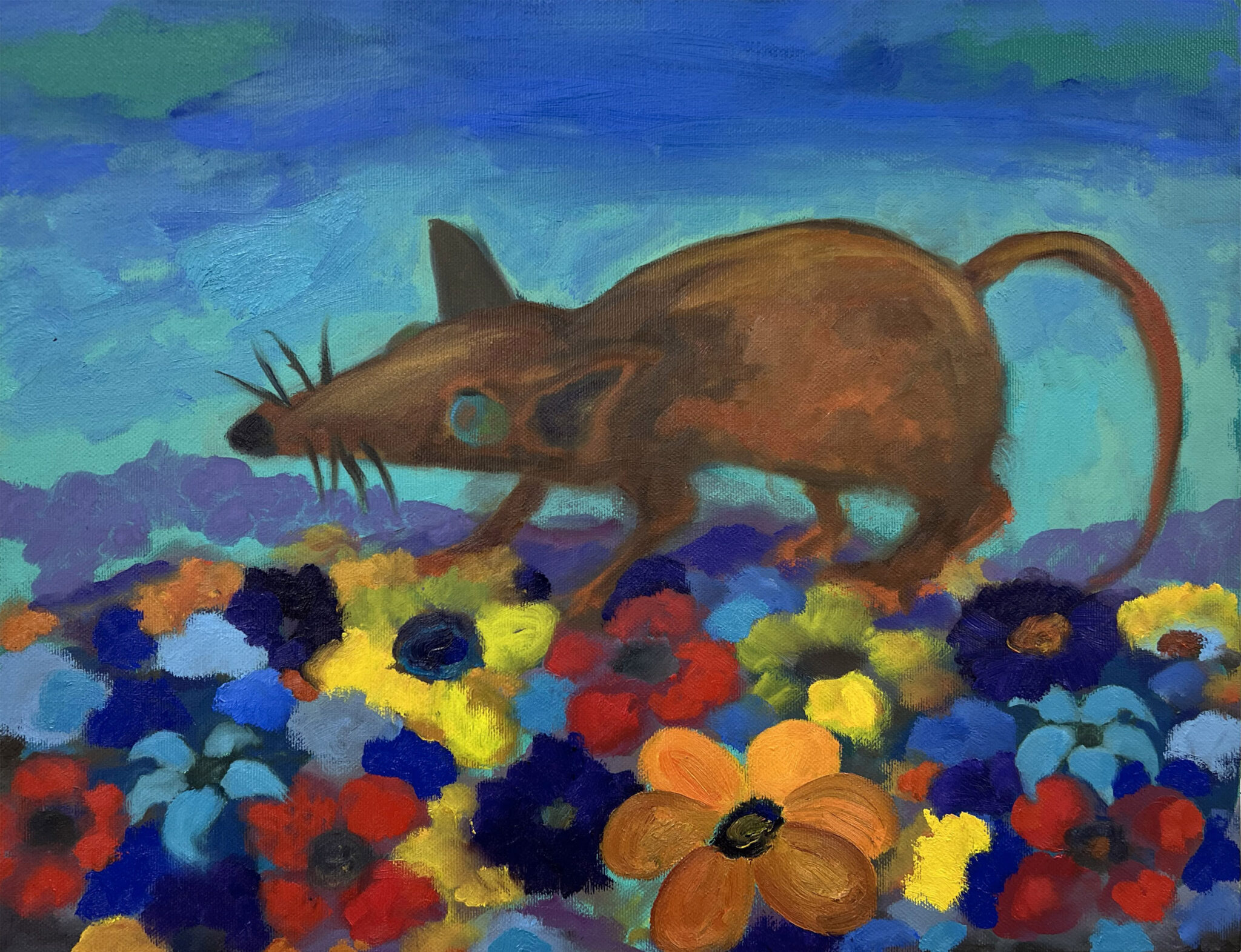 “The Mouse Who Saved the World”, a solo exhibition of new paintings by ...