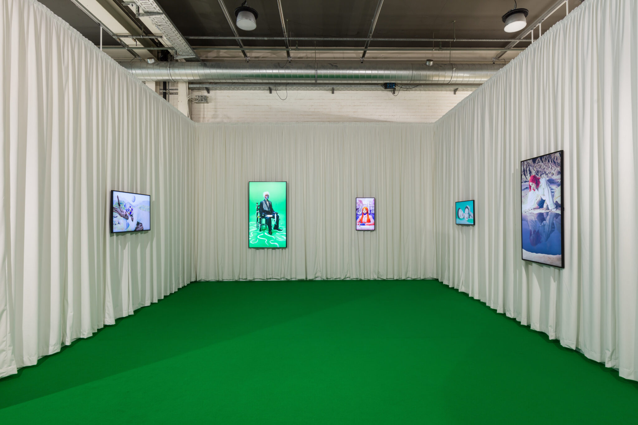 Installation view of Sin Wai Kin: Portraits, Soft Opening, Art Basel ...