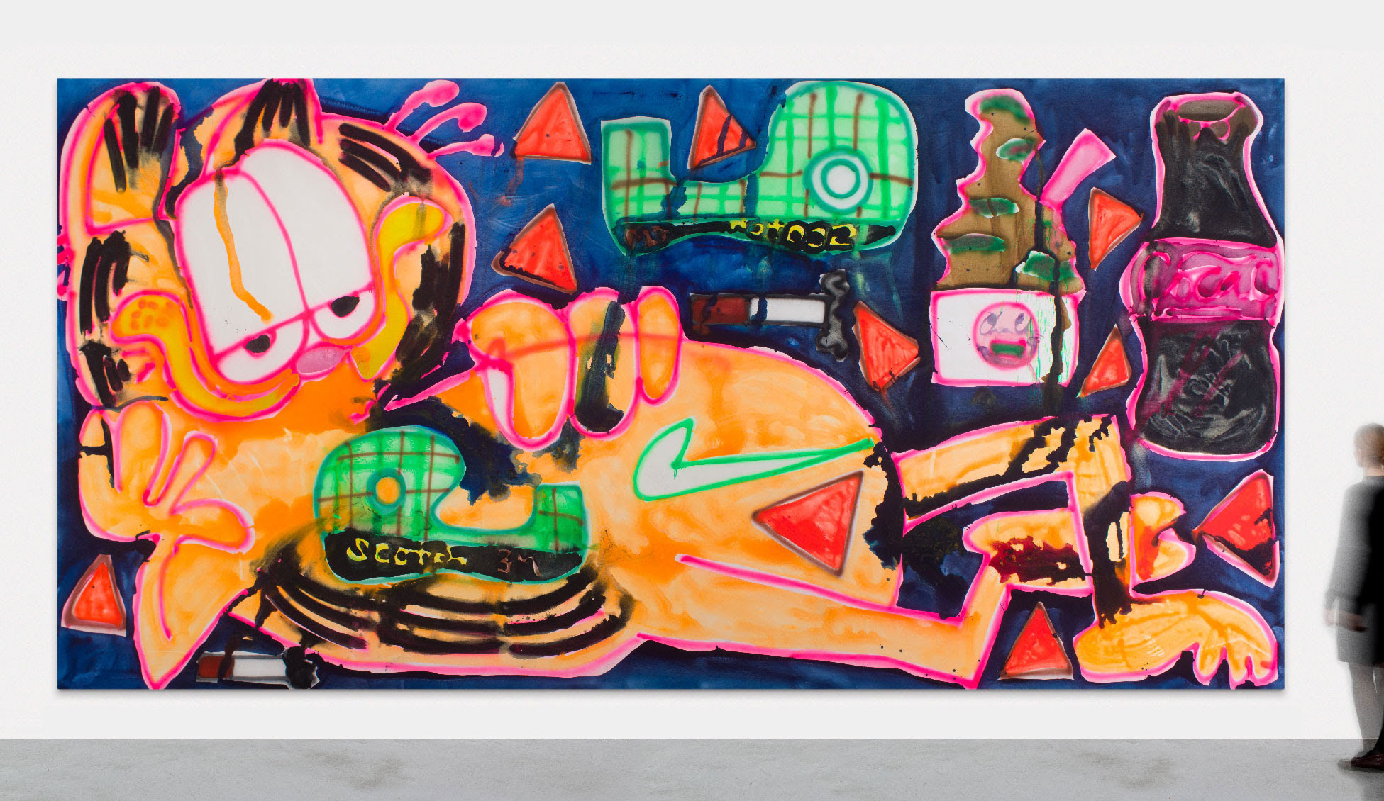 Katherine Bernhardt has a new exhibition Garfield on Scotch Tape ...